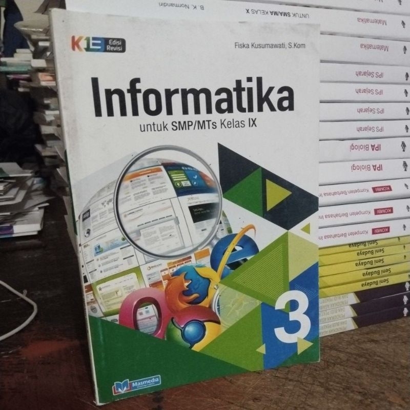 Jual buku Informatika SMP kelas 3-9 penerbit masmedia | Shopee Indonesia