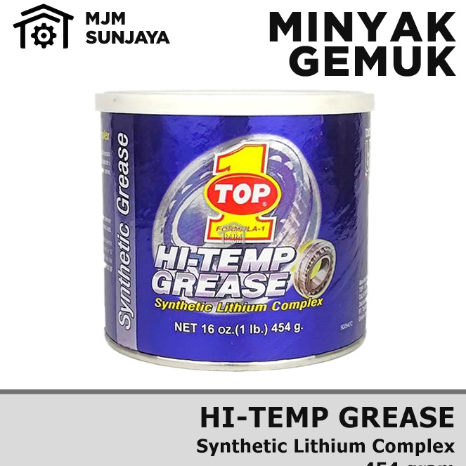 Jual Grease Minyak Gemuk Stempet Hi High Temp TOP 1 One 454gram Tahan ...