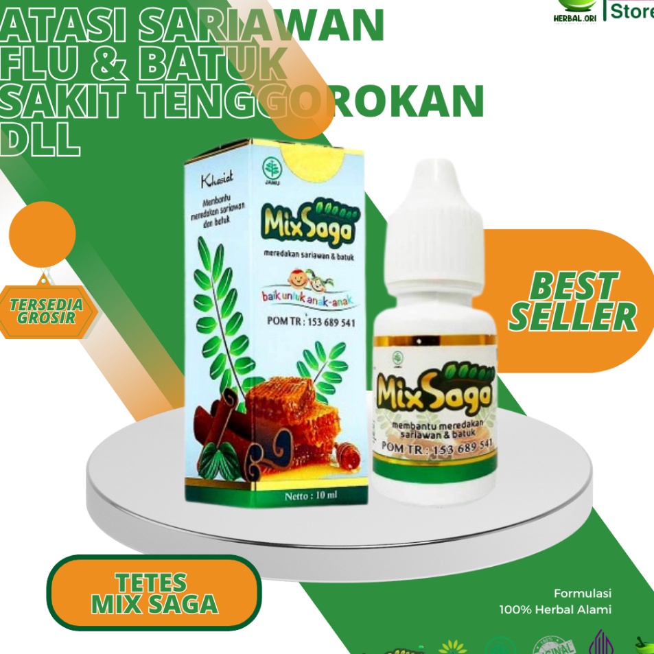 Jual Mix Saga Tetes Saga Herbal Daun Saga Green Zone Membantu meredakan ...
