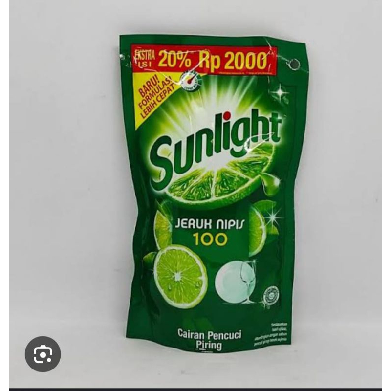 Jual Sunlight 90 ml kemasan sachet ekonomis sabun cuci piring | Shopee Indonesia