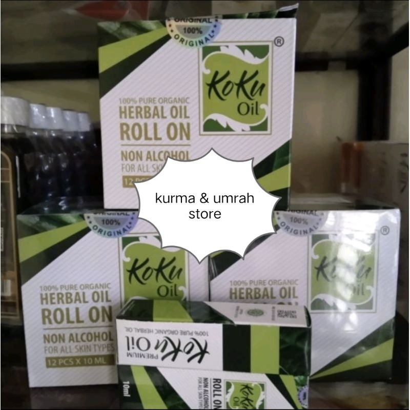 Jual MINYAK KOKU OIL ISI 12 PICS | Shopee Indonesia