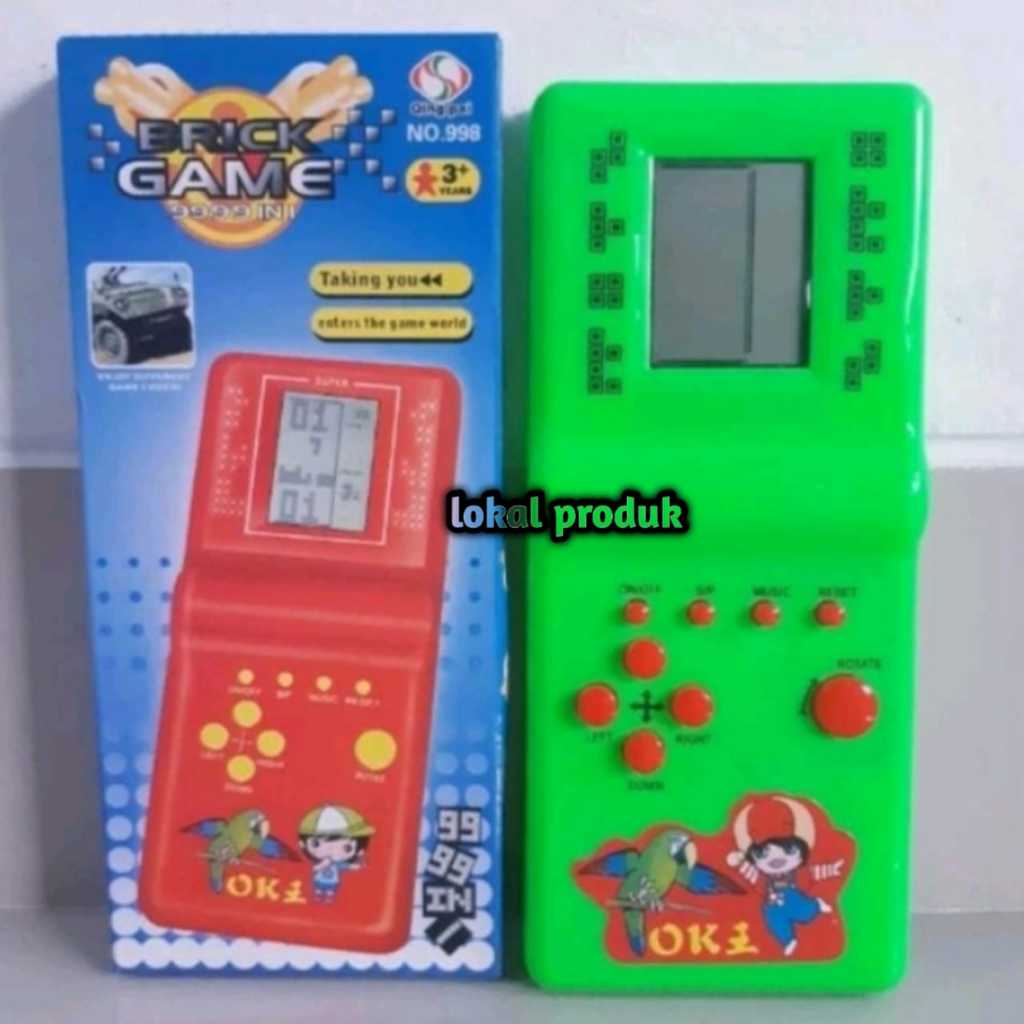 Jual Mainan Brick Game Tetris 191611 Mainan Jadul Gamebot 680/988 ...