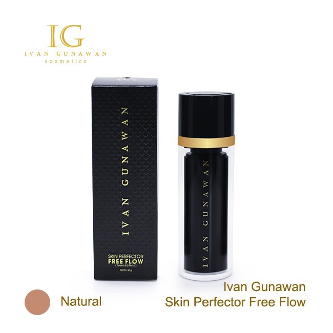 Jual Ivan Gunawan Cosmetics Skin Perfector Free Flow Foundation Cair Halal Dengan Formula ...