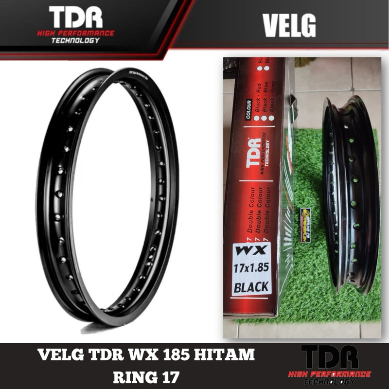 Jual VELG TDR 140 160 185 215 RING 17 HITAM GILAP | Shopee Indonesia