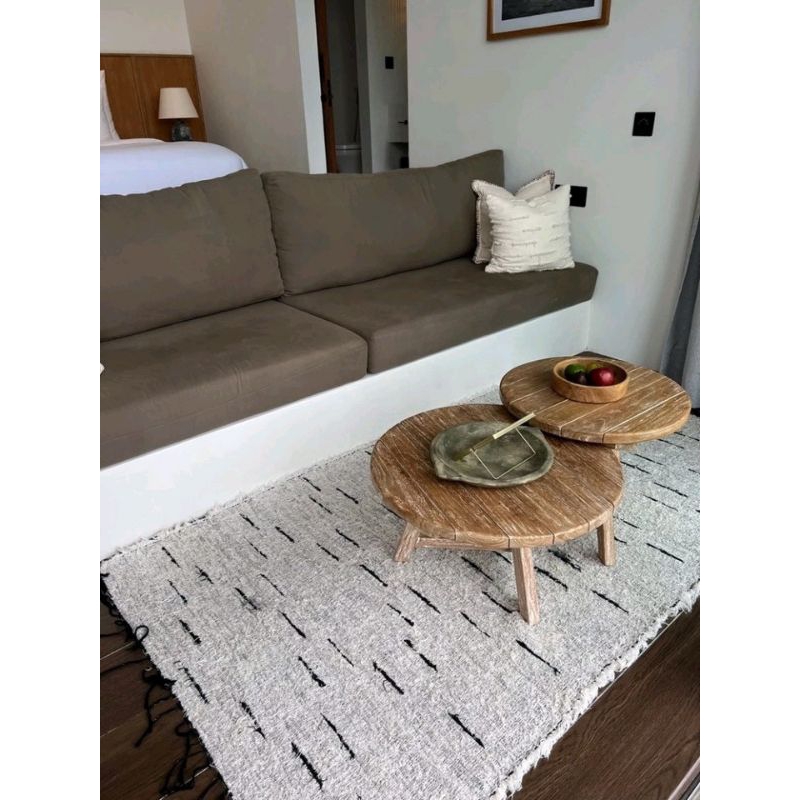 Jual karpet tenun atbm aesthetic tikar bawah meja tradisional | Shopee ...