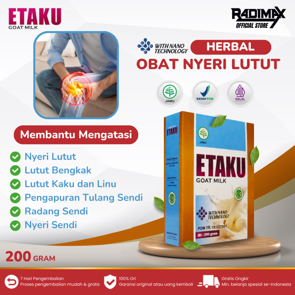 Jual Obat Sakit Lutut Nyeri Sendi Saraf Kejepit Pengapuran Tulang ...