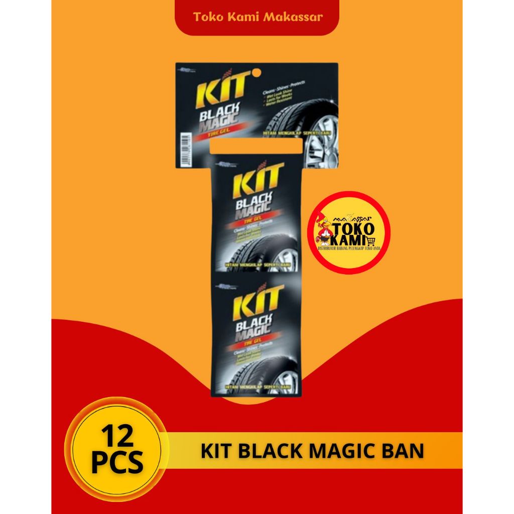 Jual KIT Black Magic Tire Gel Sachet isi 12 | Shopee Indonesia