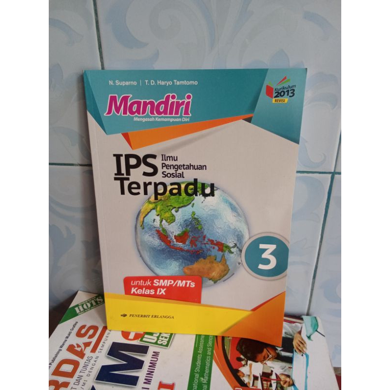 Jual BUKU MANDIRI IPS TERPADU UNTUK SMP /MTS KELAS IX (3) K 13 REVISI PENERBIT ERLANGGA | Shopee ...