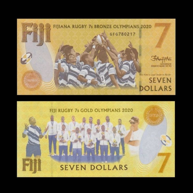 Jual UANG NEGARA FIJI 7 DOLLARS 2022 UNC COMMEMORATIVE BRONZE OLYMPIANS ...