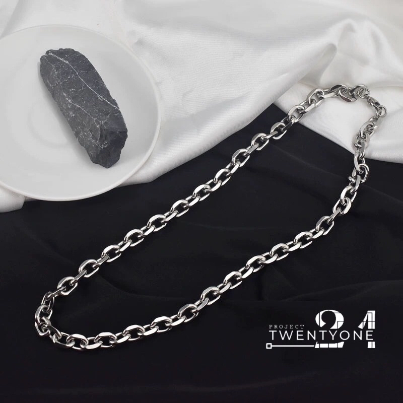 Jual Kalung Rantai Titanium Pria Model Rantai Punk Hip Hop Anti Karat ...