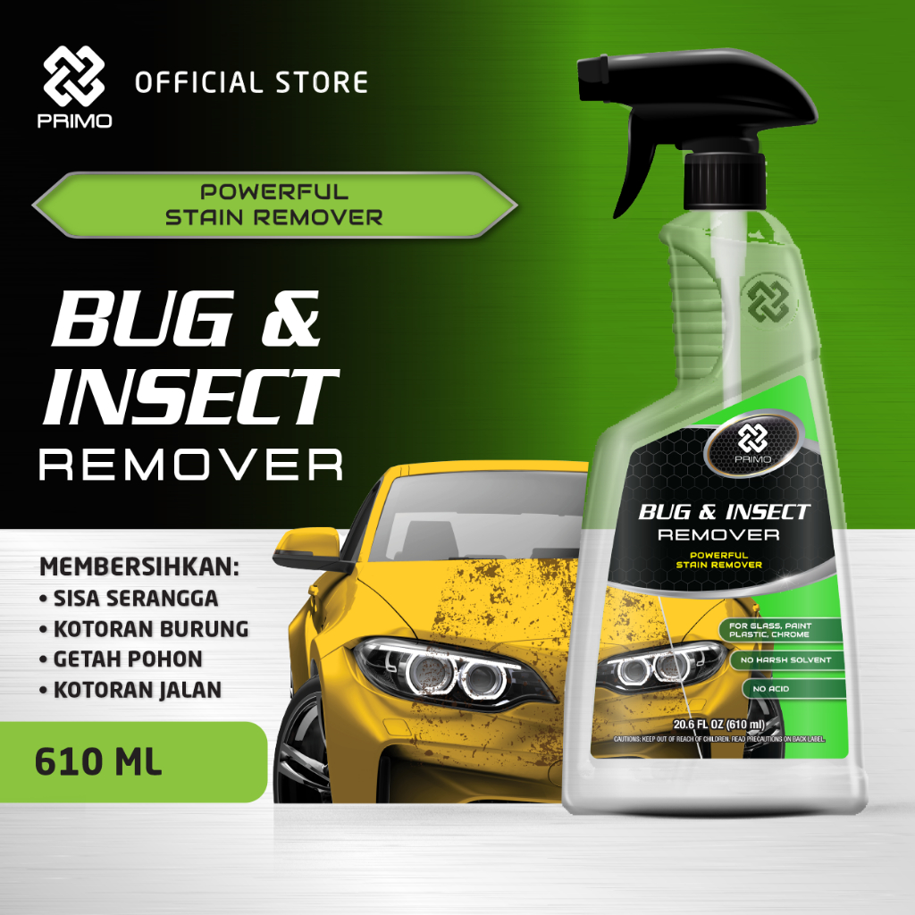 Jual PRIMO Bug & Insect Remover Pembersih Noda Serangga | Shopee Indonesia