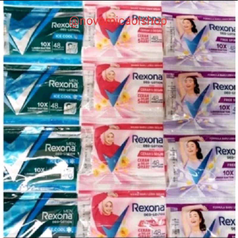 Jual Rexona Deo Lotion Renceng (1 lusin ) | Shopee Indonesia