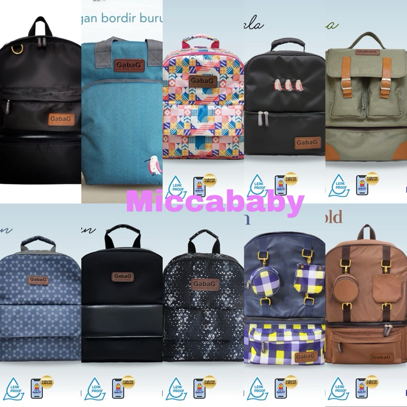 Jual Gabag Executive Series Backpack Cooler Bag Marigold | Aqila ...