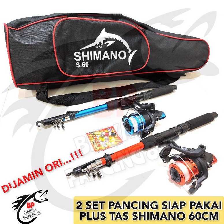 Jual Modern COD 2 Set Pancing Full Set 1 Tas Shimano ukuran 6Cm ...