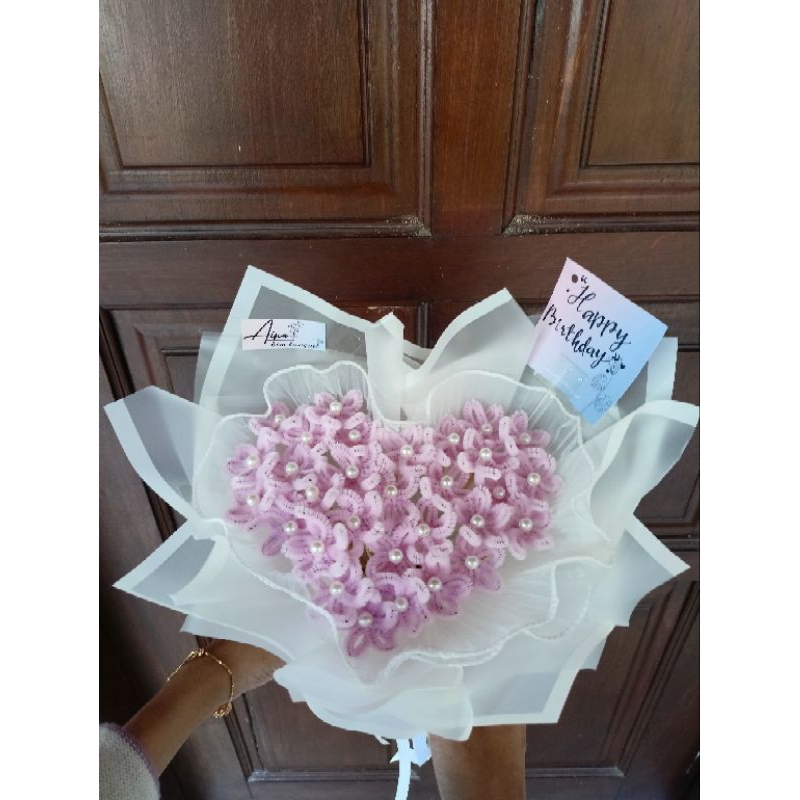 Jual buket bunga round love daisy | Shopee Indonesia