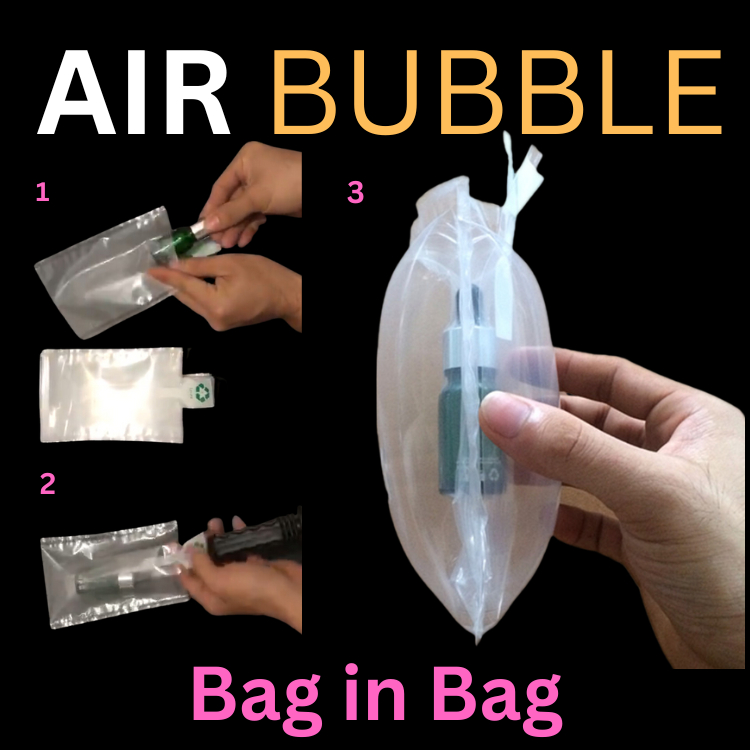 Jual AIR BUBBLE - BAG IN BAG KANTONG UDARA inflateable pouch bag wrap ...