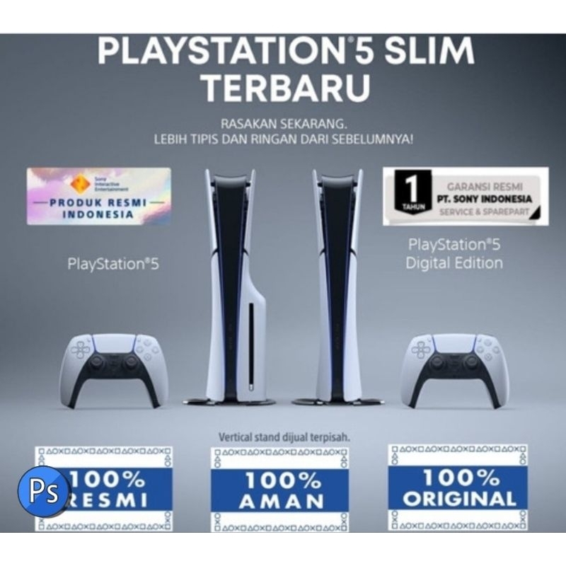 Jual PS5 slim Garansi Resmi Sony Indonesia Disc Version harga promo | Shopee Indonesia