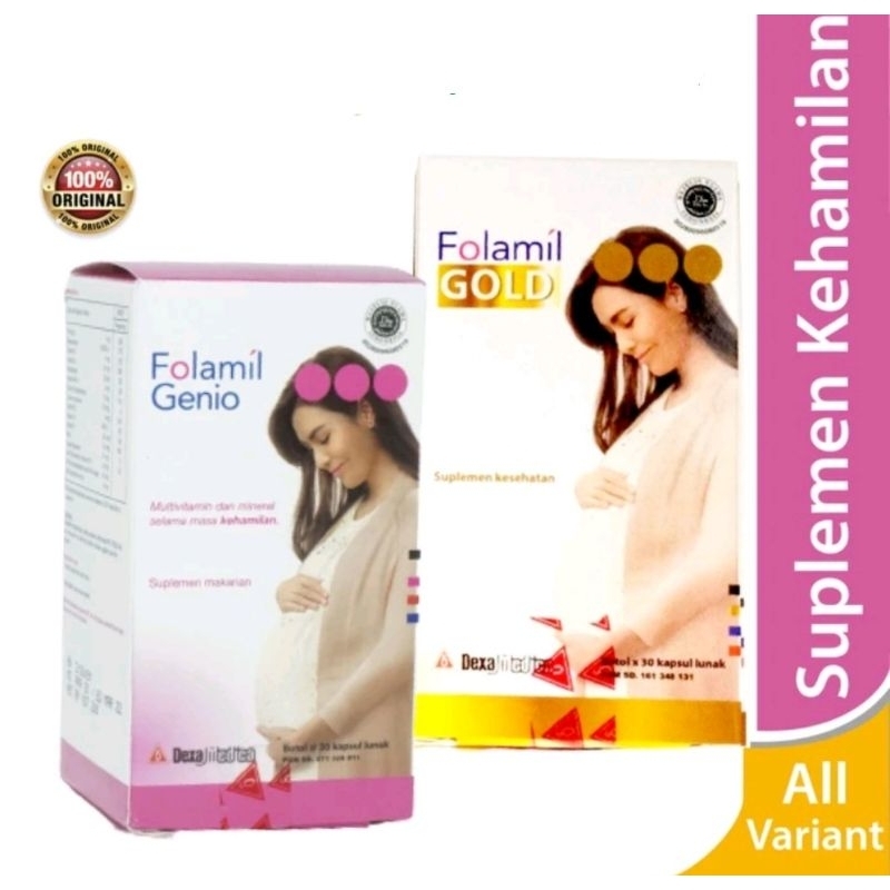 Jual PROMO!!! FOLAMIL GENIO FOLAMIL GOLD 30 Tablet Multivitamin dan ...