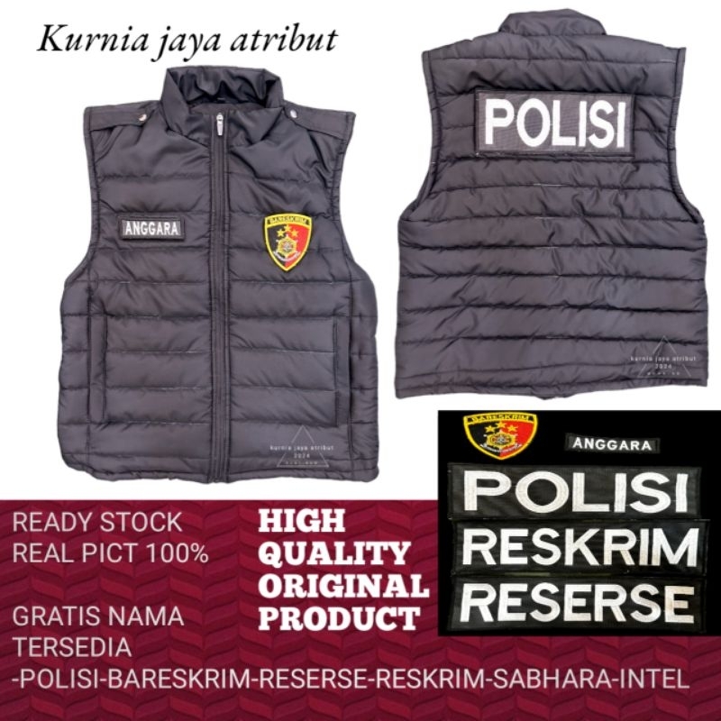 Jual rompi bareskrim polri rompi reskrim terbaru gelembung | Shopee ...