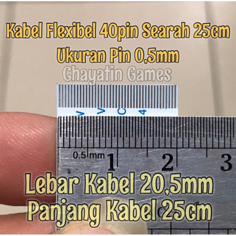 Jual Kabel Flexibel 40 Pin Halus Panjang dan Model sesuai pilihan ...