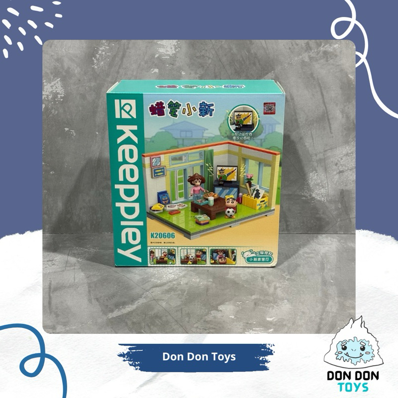 Jual Mainan Keeppley Bricks Crayon Shinchan K20606 Living Room of ...