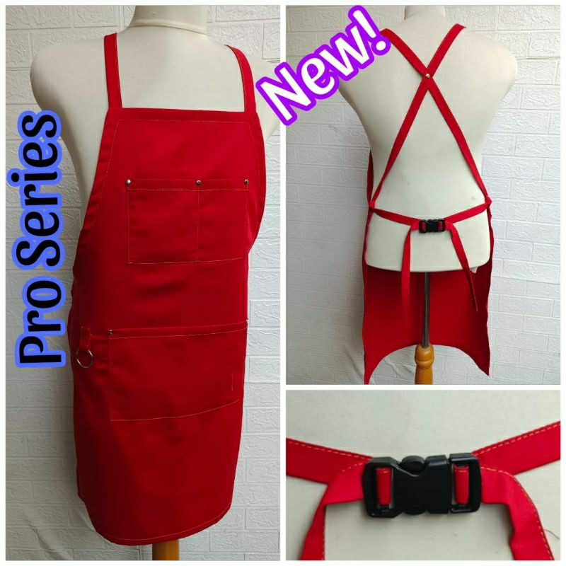 Jual Apron Serbaguna SILANG Apron Chef Apron Barista Apron Barberman ...