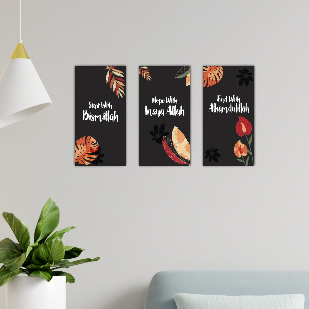 Jual Hiasan Dinding Islami Poster Motivasi Islam Walldecor Rumah ...