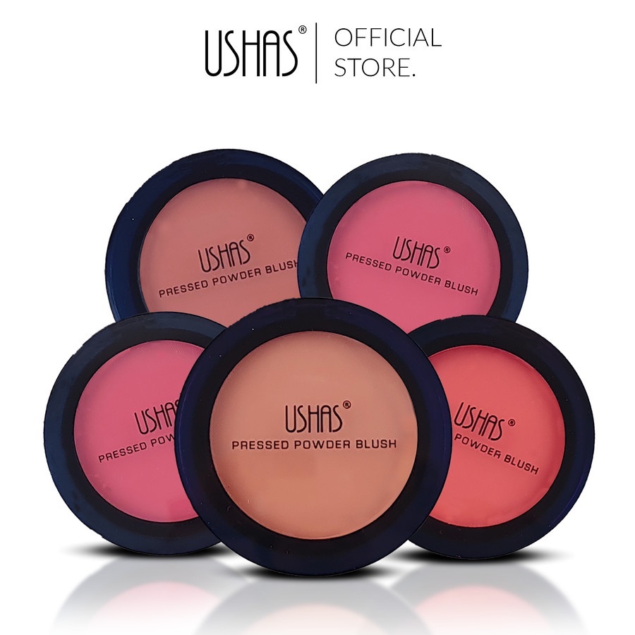 Jual USHAS 1065 PRESSED POWDER BLUSH | Shopee Indonesia