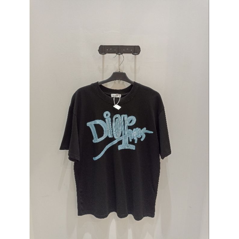 Jual Dior Paris Logo Tee Black | Shopee Indonesia