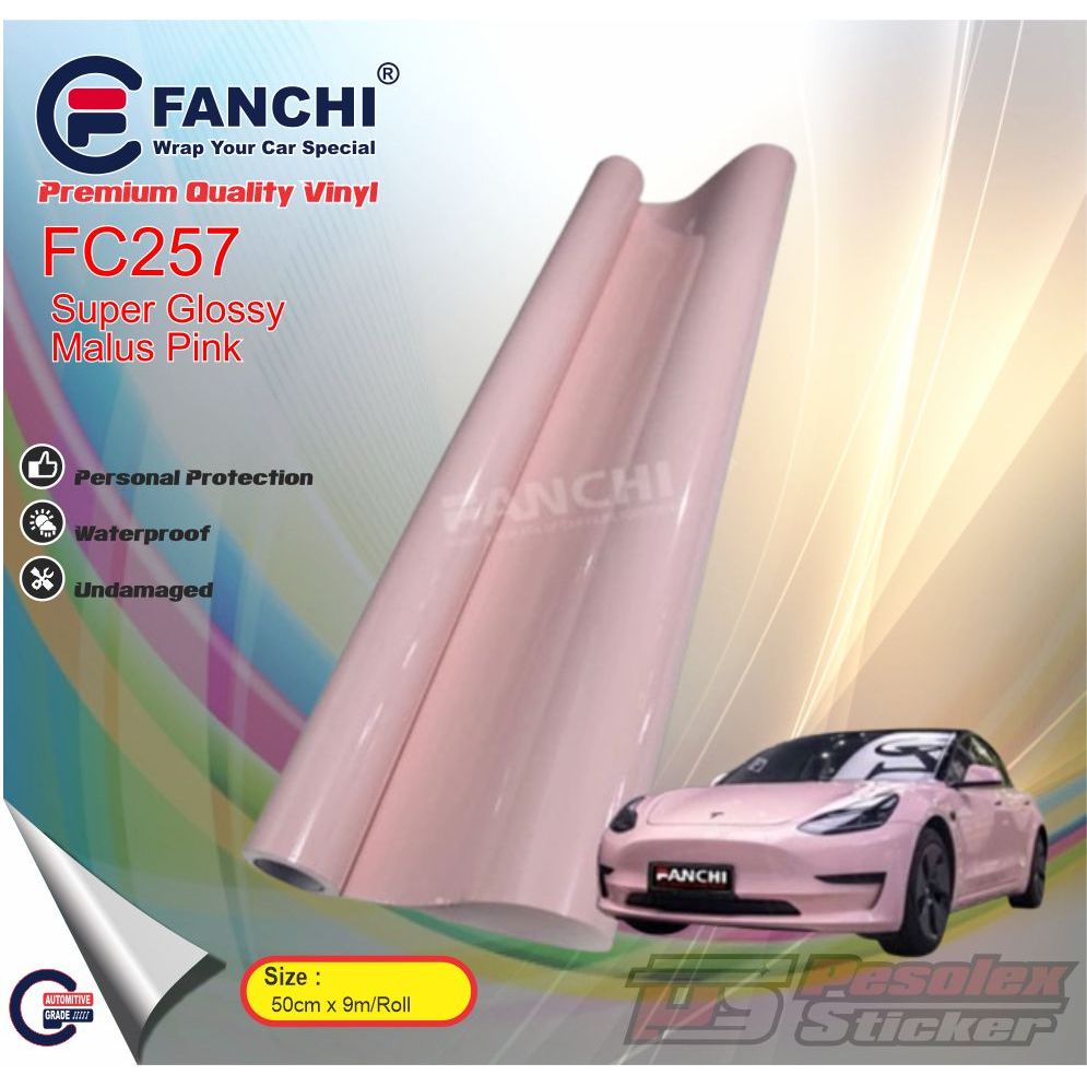 Jual Sticker Stiker Vinyl Skotlet FANCHI SUPER GLOSSY SERIES FC-702 ...