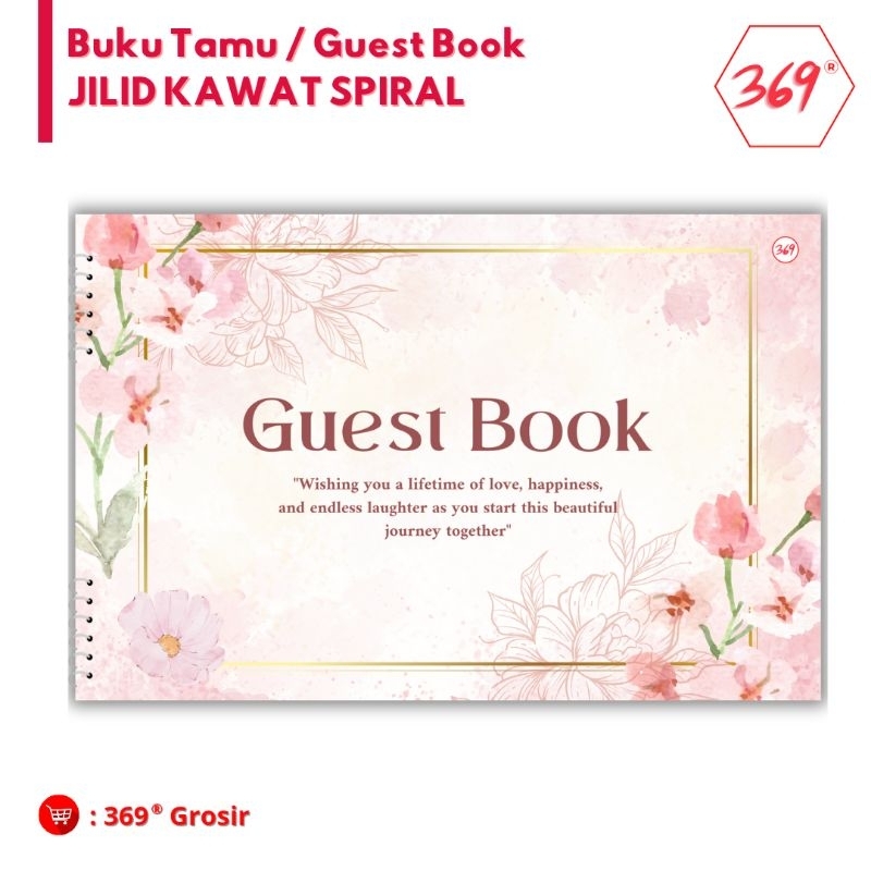 Jual 369 - Buku Daftar Tamu Undangan Pernikahan Guest Book Buku Tamu ...