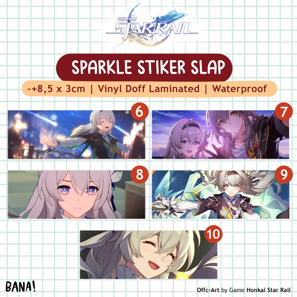 Jual Stiker Firefly Honkai Star Rail Stiker Anime Waterproof | BANA ...