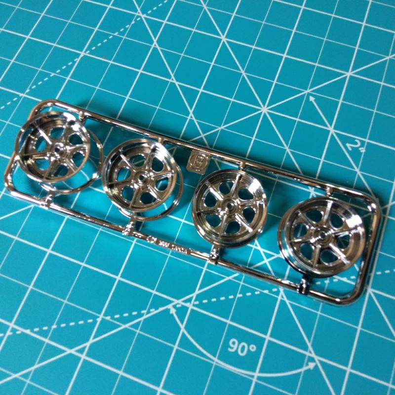 Jual Tamiya velg teardrop silver plated chrome | Shopee Indonesia