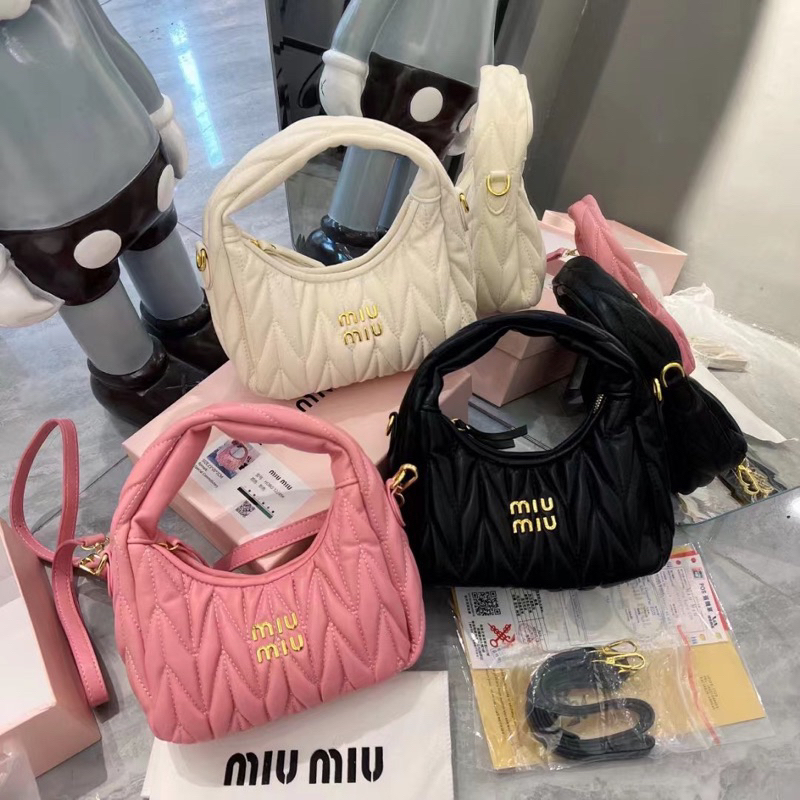 Jual [BISA COD ]MUI MUI HOBO WANDER MATELASSE LEATHER BAG SLINGBAG ...