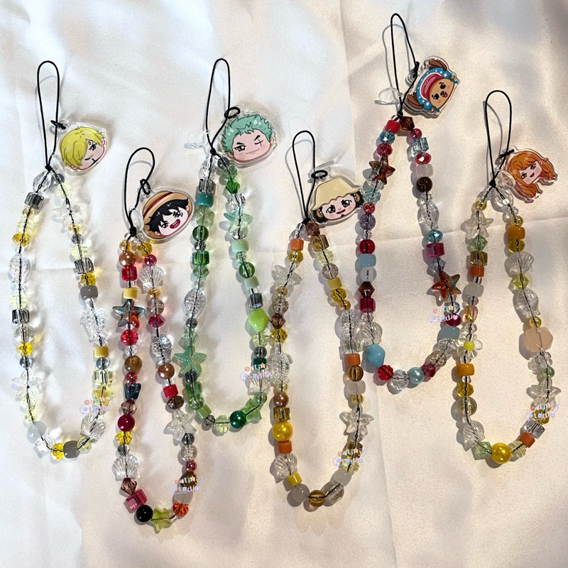 Jual One Piece Phone Strap | Chopper | Zorro | Ussop | Sanji | Nami ...