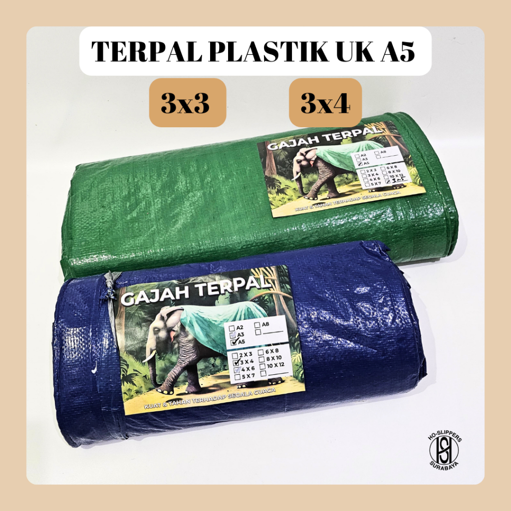 Jual TERPAL PLASTIK A5 UK 3X3 3X4 / TERPAL PLASTIK / TERPAL A5 | Shopee ...