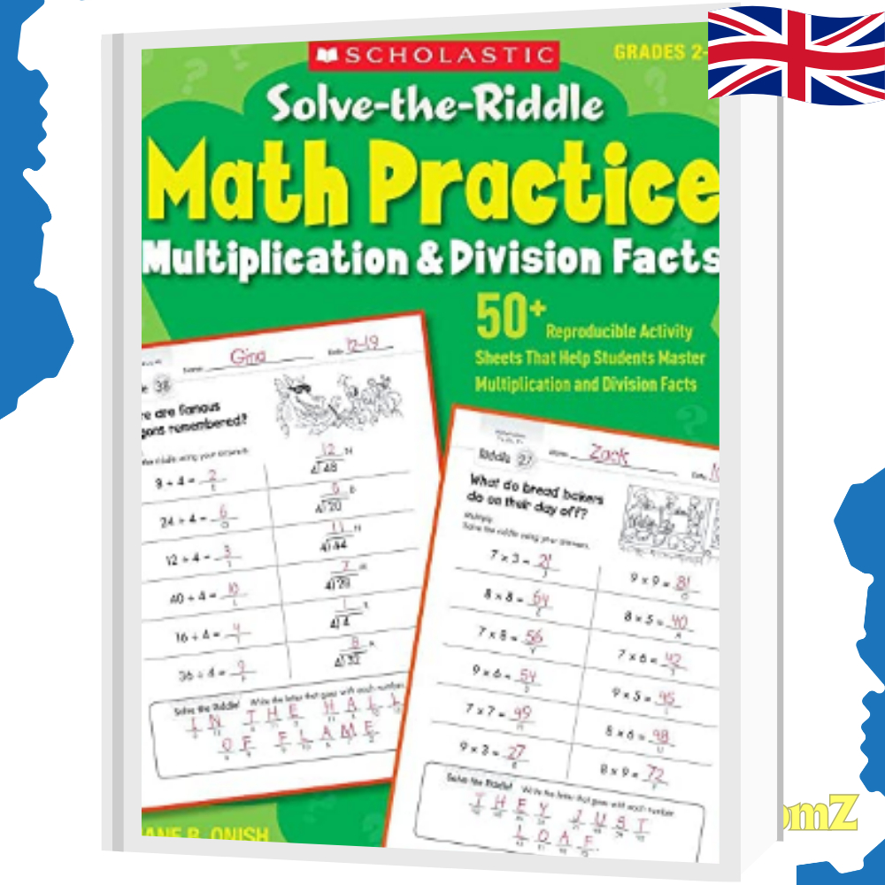 Jual Bing0204 GG Scholastic Solve-The-Riddle Math Practice Grades 2-3 ...