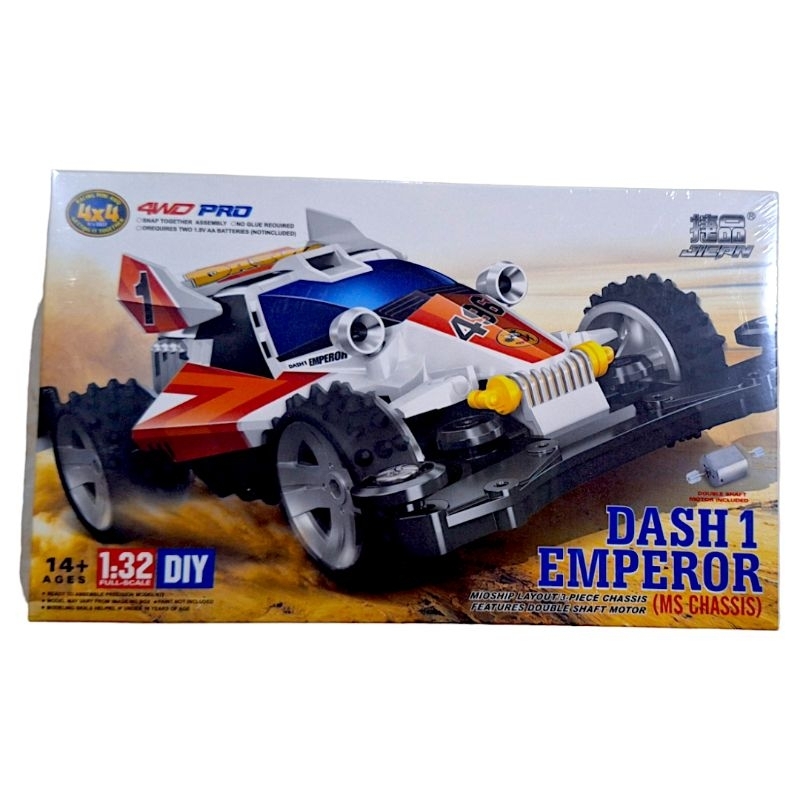 Jual rep tamiya mini 4wd Dash emperor MS chassis merek JIEPIN | Shopee ...