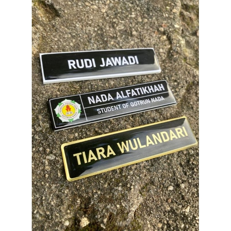 Jual Name Tag PNS Kuningan Magnet / Peniti Papan Nama PNS / ASN Paket ...