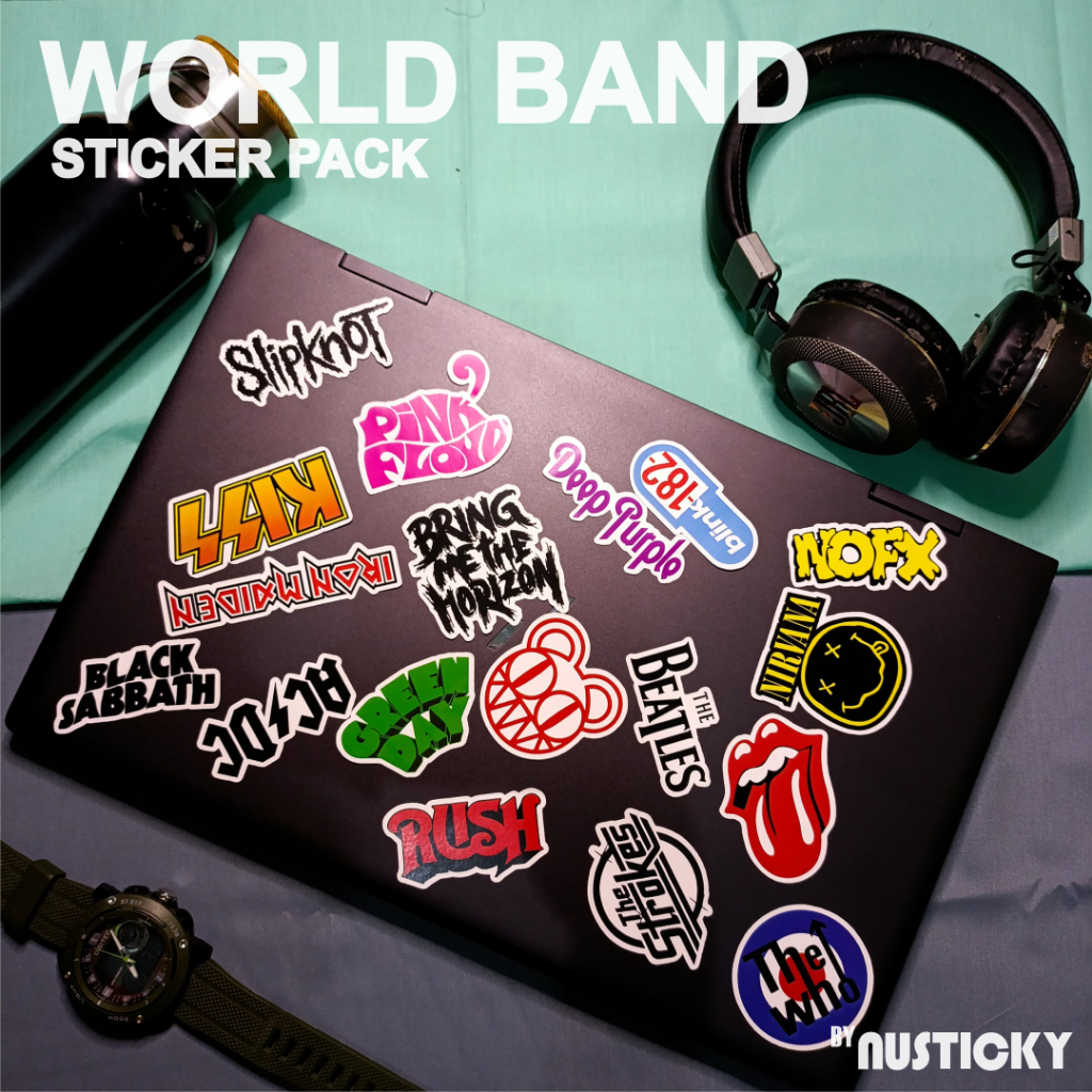 Jual STICKER PACK WORLD BAND BY NUSTICKY | STIKER MURAH STIKER ...