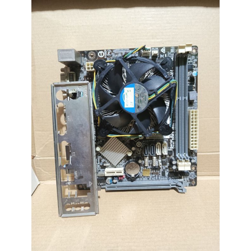 Jual Paketan Motherboard Mobo H81 Ecs Processor i3 4170 plus Fan ...