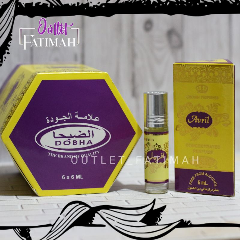 Jual Parfum Dobha Avril 6ml. Minyak Dobha Original | Shopee Indonesia
