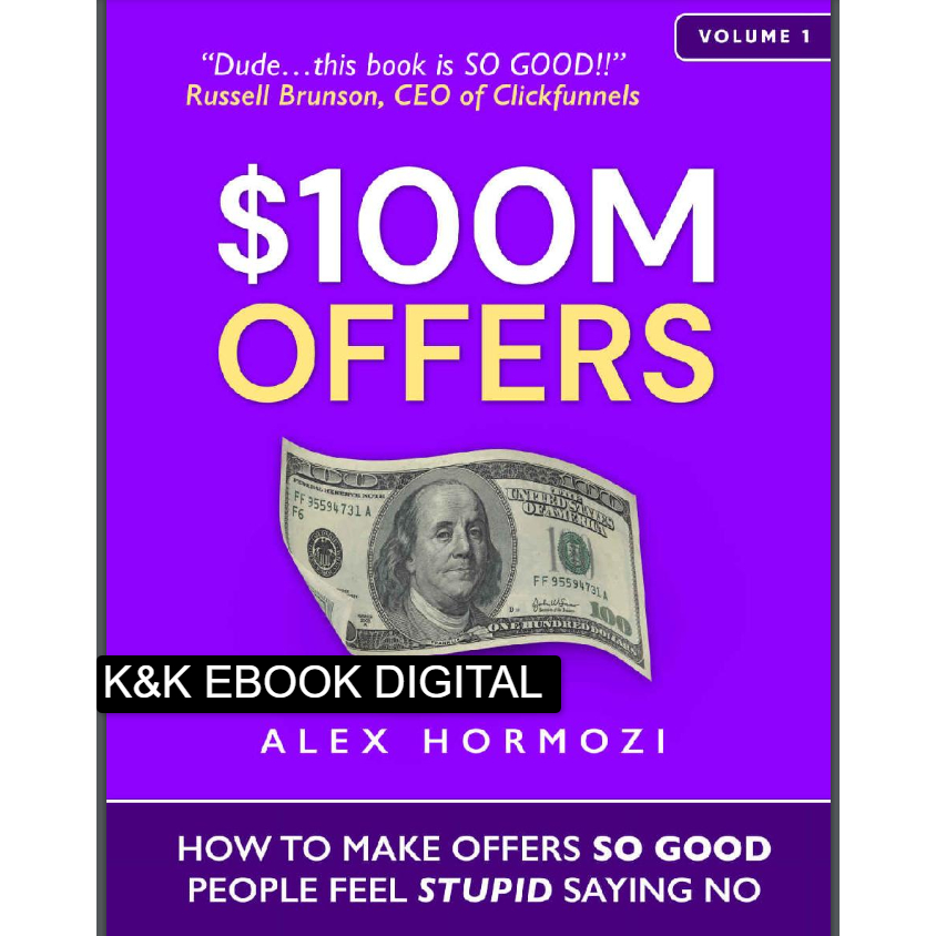 Jual (Pdf) Buku $100m Offers Alex Hormozi (Jilid 1-2021) | Shopee Indonesia