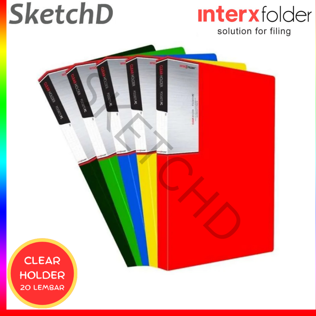Jual Map Clear Holder F4 InterX Folder 20 lbr Document Keeper Display ...