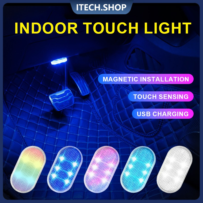 Jual Lampu Led Mobil Touchscreen Mini Car Interior Touch Light Lampu ...