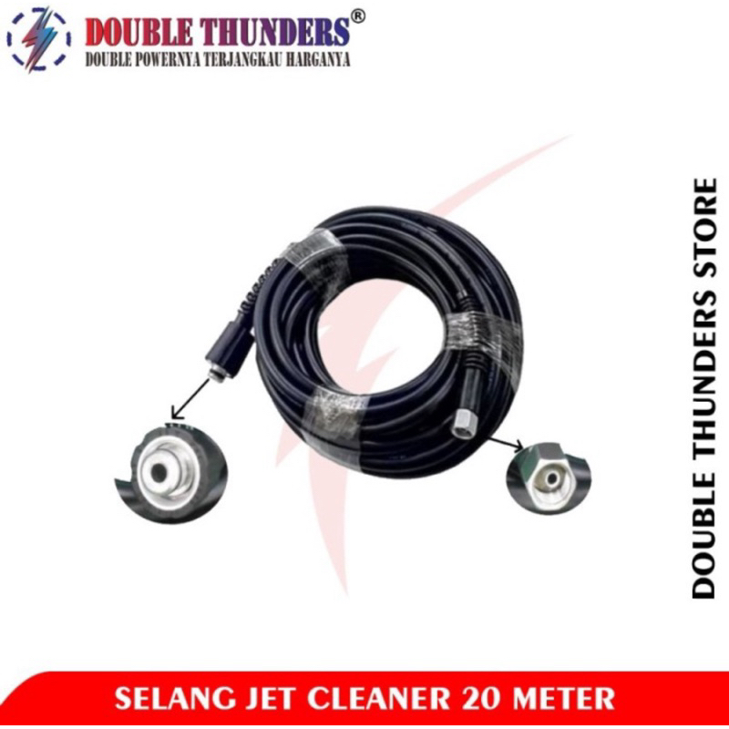Jual Selang Jet Cleaner High Pressure Cleaner 20 Meter Lakoni NLG H&L ...