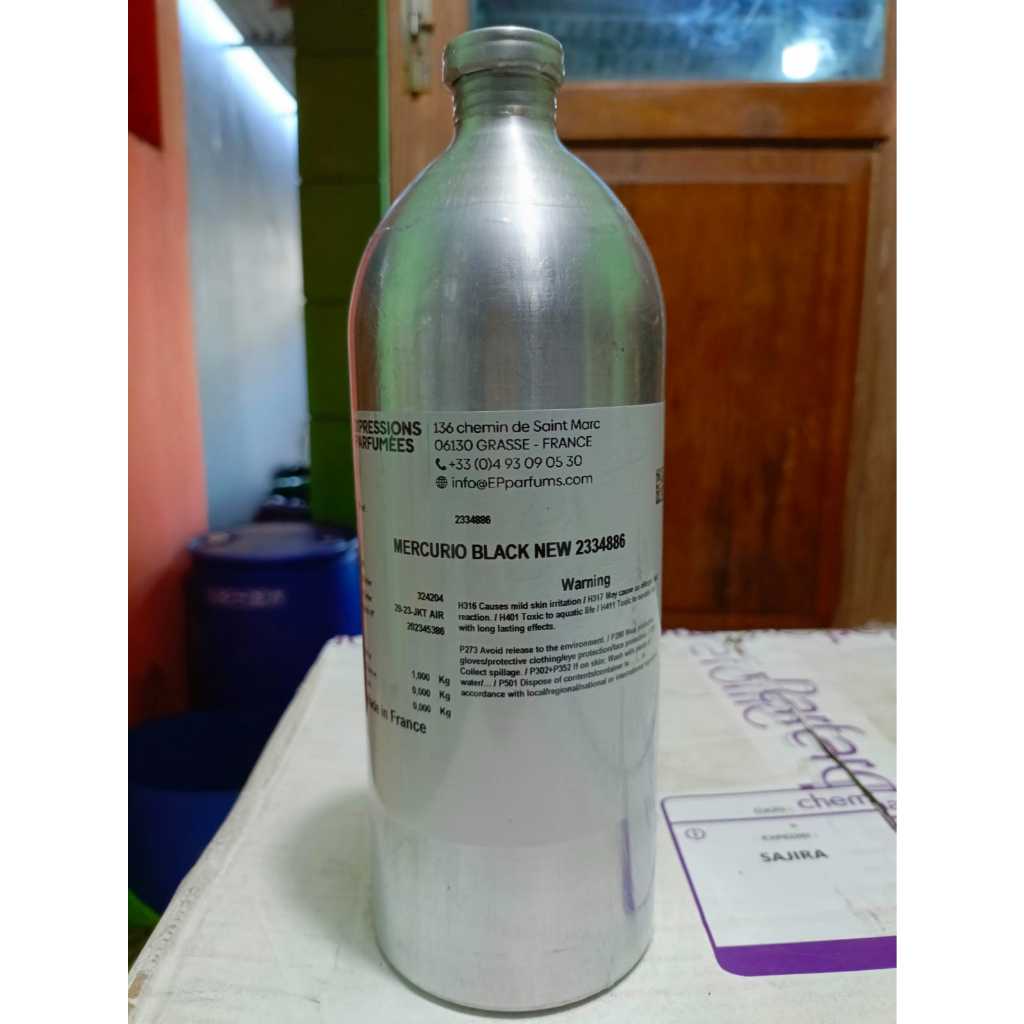 Jual 1KG MERCURIO BLACK NEW BY EXPRESSION. BIBIT PARFUM MURNI SEARAH ...