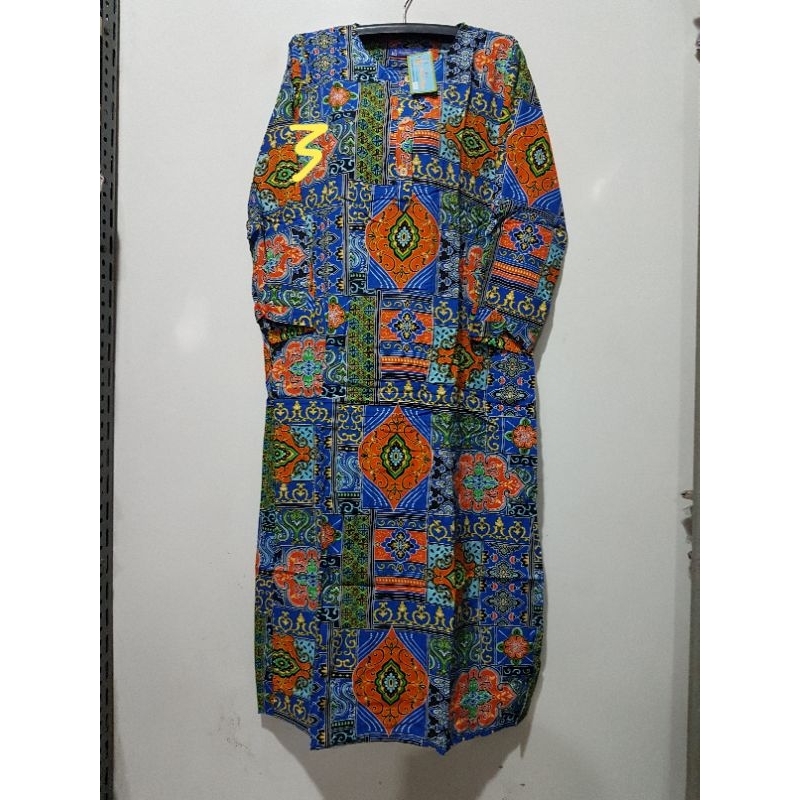 Jual YULI - LONGDRES 20 LD 110 CM PB 130 CM BATIK BUSUI KENCANA UNGU ...