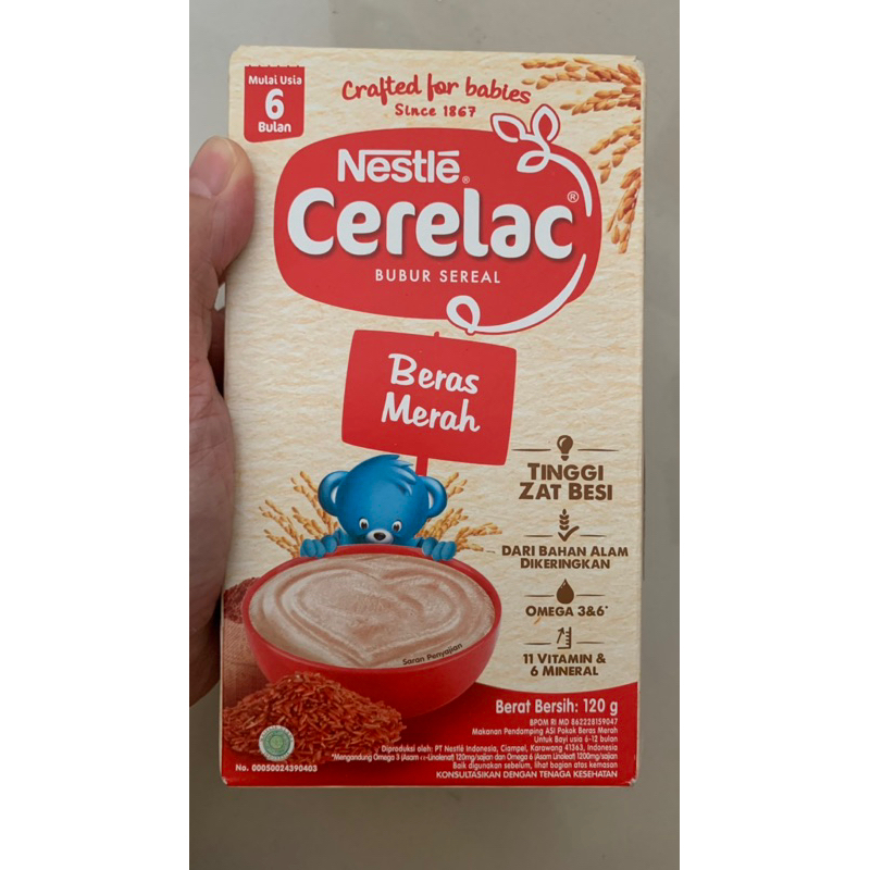 Jual CERELAC BERAS MERAH 120 gram Exp AGUSTUS dan SEPTEMBER 2024 ...