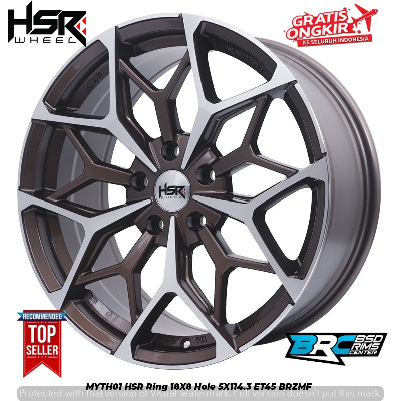 Jual VELG HSR MYTH01 R18 PAS BUAT MOBIL TARUNA Innova, NAV1, Noah ...